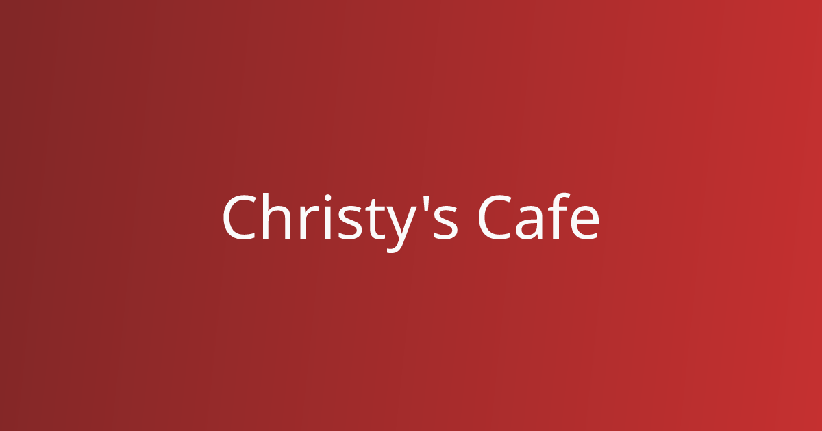 Best American in Congers, NY | Christy's Cafe | Order Online